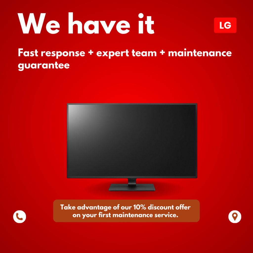 LG TV Screen Maintenance – Authorized LG Service Center in Egypt